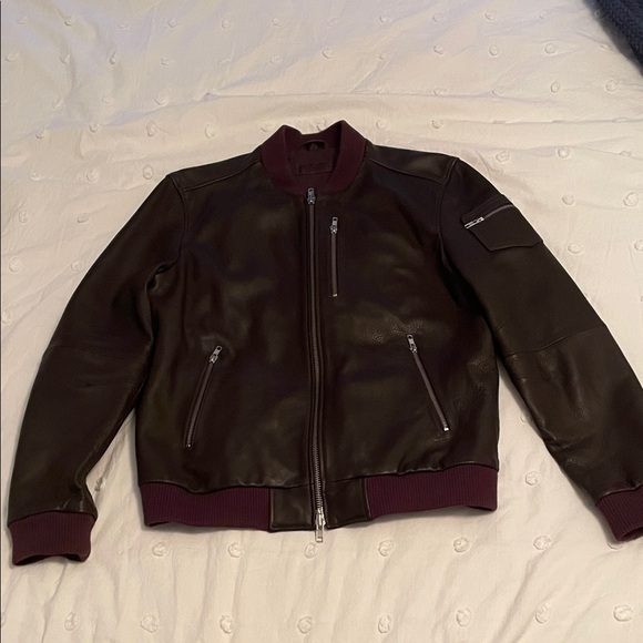 Rogue State | Jackets & Coats | Mens L Rogue State Dark Brown Bomber ...
